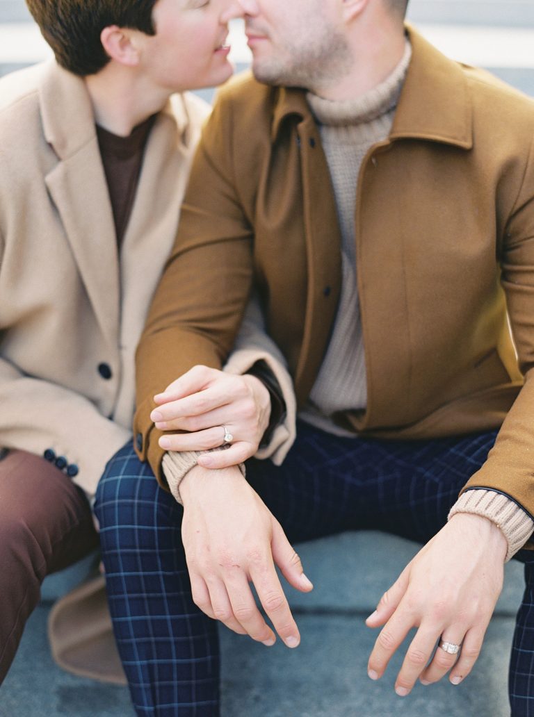 David & Clancey | New York City Engagement Photographer - sophiekaye.com